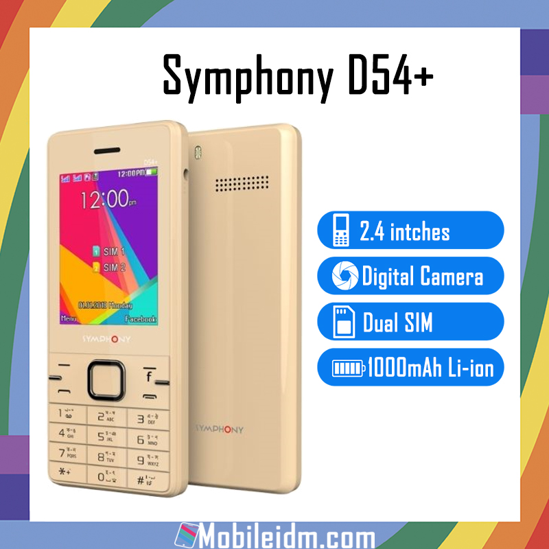 Symphony D54+ Price in Bangladesh 2025, Specs & Review