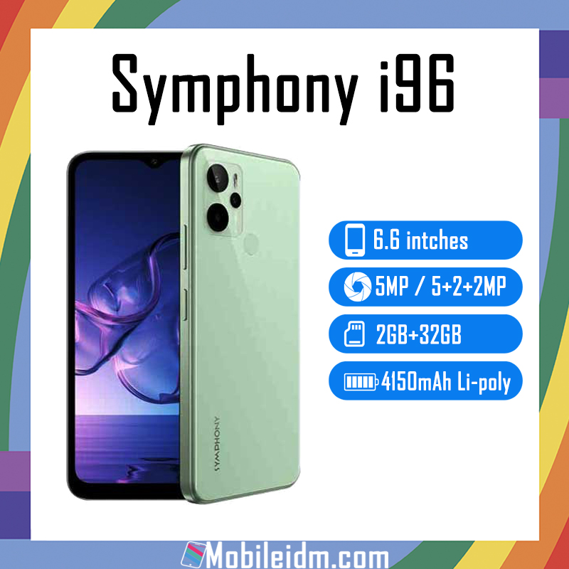Symphony i96 Price in Bangladesh 2025, Specs & Review